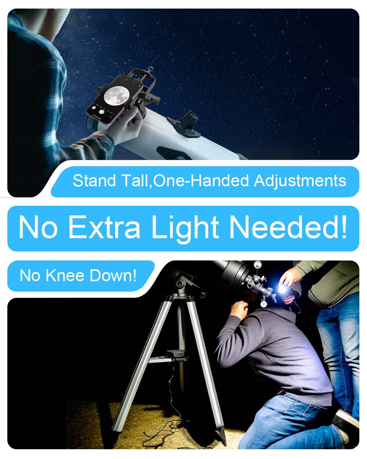 The Best Phone Scope Adatper, 3-Axis Smartphone Telescope Adapter for ...