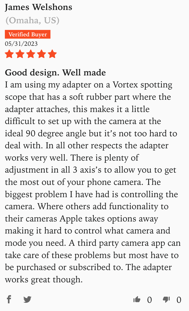 The Best Phone Scope Adatper, 3-Axis Smartphone Telescope Adapter for ...